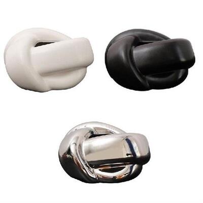 Ceramic Fun Knots Tissue Box Cover Decorative Face Tissue