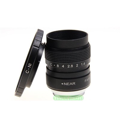 Fujian 25mm F1.4  TV lens C Mount for NiKON 1 J1 J2 J3
