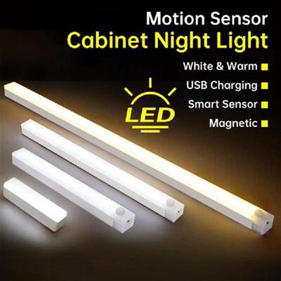 Wireless LED Night Light Motion Sensor Light Closet Night