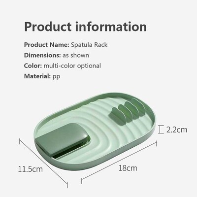 Kitchen Ladle Spoon Rest Holder Utensil Organizer Spatula Ho