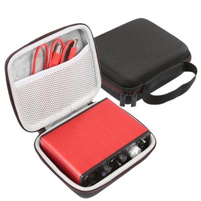 LTGEM EVA Hard Travel Case for Focusrite Scarlett Solo 2i2 (