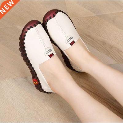 Wide Fit Thick Sole Flats Korean Style Shoes For Women 2021