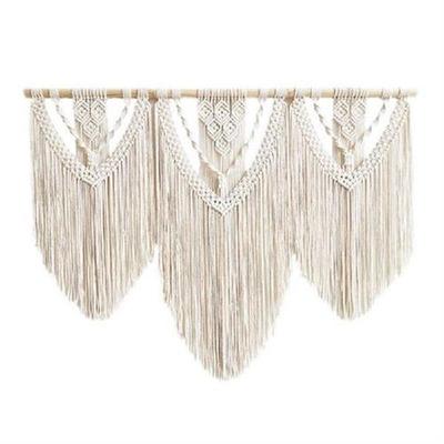 Macrame Wall Hanging Tapestry With Tassels Hand Woven