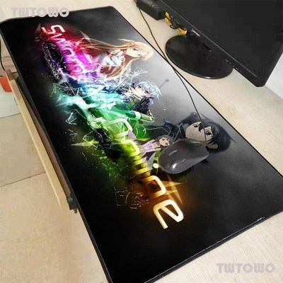 900X400X2MM Sword Art Online Sao Anime Mouse Pad Gamer Larg