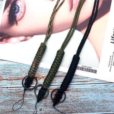 Mobile phone straps Military Grade Utility Necklace Paracord