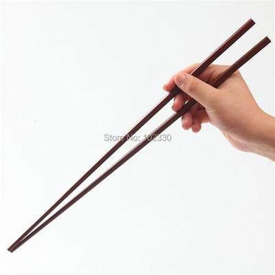 100 Pairs Wooden Long Chopsticks 42CM Fried Food Noodles