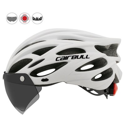 Outdoor Road Mountain Bike Helmet with Rear Light In-mold Ri