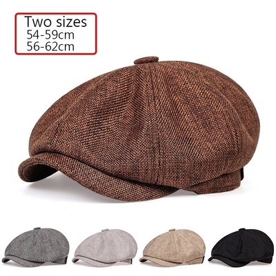 2021 New men's casual newsboy hat spring and autumn