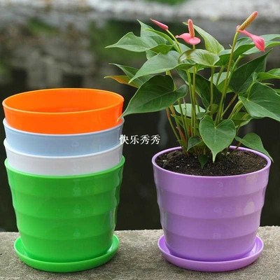 Plastic Flower Pot Succulent Plant Flower Pot For Home Offic