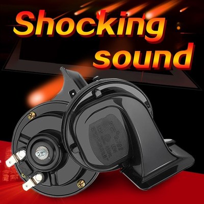 12V Waterproof Car Horn niversal Snail air horn High And Low