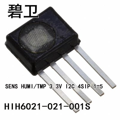 HIH6021-021-001S SENS HUMI/TMP 3.3V I2C 4SIP 1=5