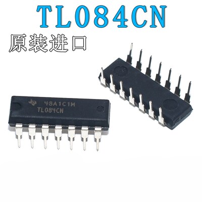 原装进口TL084CN 四运算放大器 直插DIP-14芯片