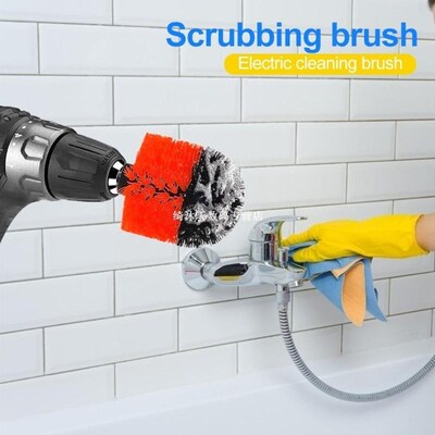 11pcs/set Electric Drill Cleaning Brush Tile Floor Scrubber