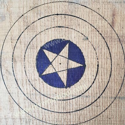 Round Transparent Carpentry Wood Centering Turning Ruler fin