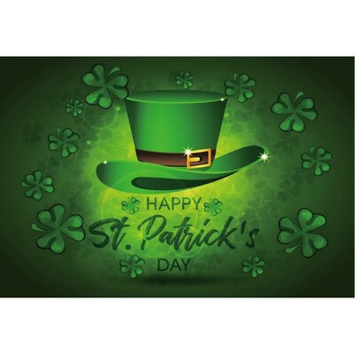 Saint Patrick's Day Festival Backdrop Green Hat Photogra