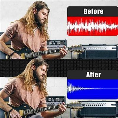 12Pcs Soundproof Foam Panels,2 Inch x 12 Inch x 12 Inch Pyra