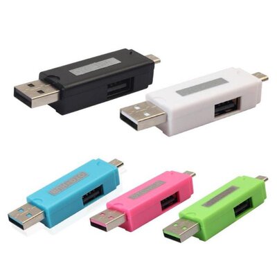 Micro USB TF/SD Card Reader OTG Adapter Cardreader USB2.0 Hu