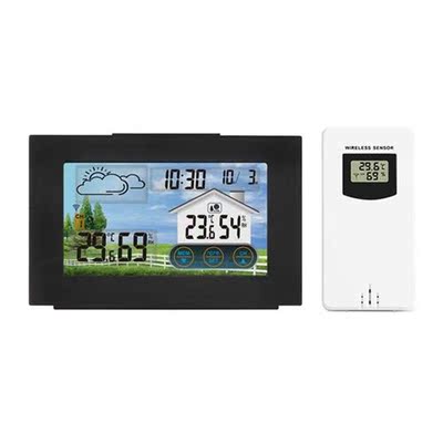 Wireless Weather Station Forecaster Indoor Outdoor Thermomet