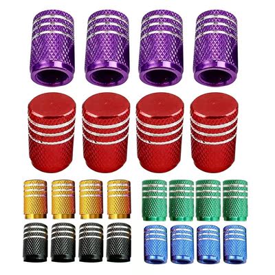 4Pcs/Pack Car Valve Cap Automobile Motorcycle Tire Aluminum