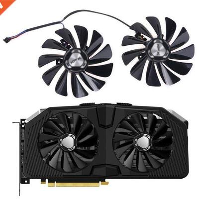 2pcs/set 95mm FDC10U12S9-C RX5700 XT GPU Fan For XFX RX 5600