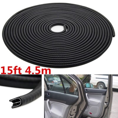 4.5m -Shape Car Door Window Trim Edge Moulding Rubber Weathe
