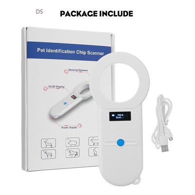 Pet Microchip Scanner Animal Pet ID Chip Reader Handheld Pet