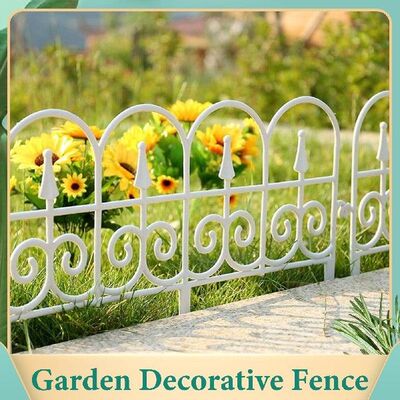 5pcs Garden Border Decorative Garden Plastic Fence Edging