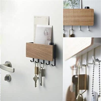 Magnet Key Hook with Tray, Key Hanger Holder RIN Wall Mounte