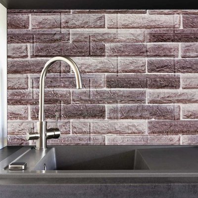 10pcs 3D Brick Pattern Wall Sticker Wallpapers Home Decor 3D