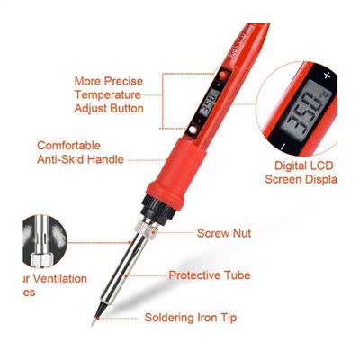 Soldering-Iron-Kit Power-Switch Rework-Welding-Tools Adjusta