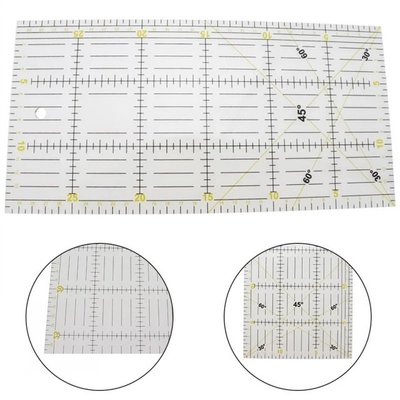15*30cm Sewing Patchwork Feet Tailor Yardstick Cloth Cutting