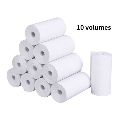 10 Rolls Receipt Thermal Paper Printing Label Roll for Mobil