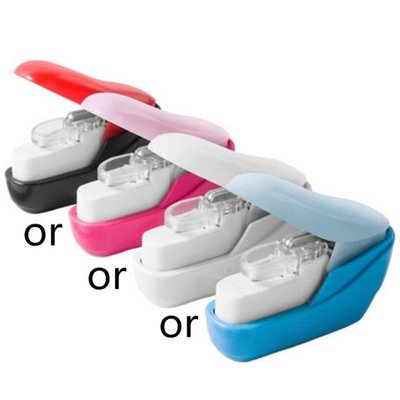 Color Stapleless Stapler Book Paper Stapling Stapler  Po