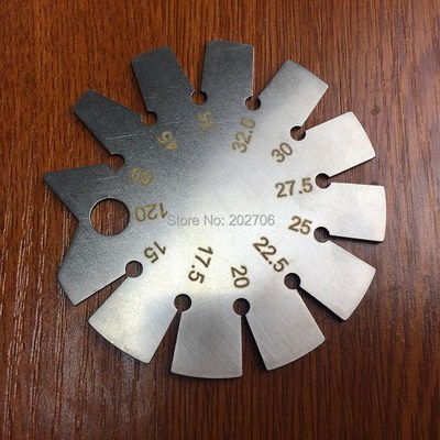 Stainless Steel Bevel Gauge Angle Protractor Range 15 degree
