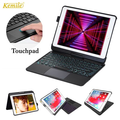 360 Rotatio Case keyboard  iPad 7th 10.2 Air 3 10.5 Pro 10.5