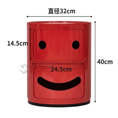 ltralight ABS Resin Nightstand Coffee End Bedside Table Kids