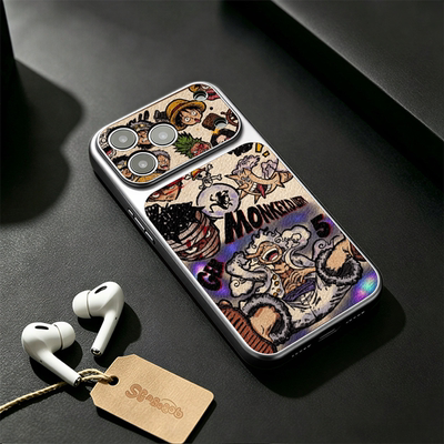 适用苹果18promax手机壳17pro海贼王海报iphone16pm路飞15动漫14plus男生13高级感12新款防摔11秒变air大视窗