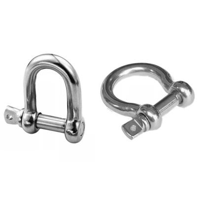 304/316不锈钢卸扣 D型扣加长 弓型扣 U型扣 起重扣 安全扣M4-M38