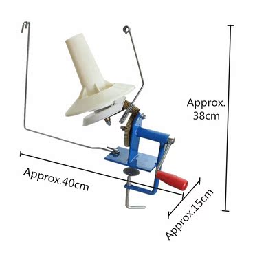 Hand Operated Cable Winder Machine Home Large Metal Yarn Fib