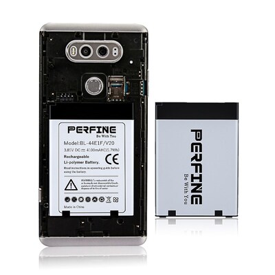 Perfine V20 4100 mAh BL 44E1F For LG V20 Battery Replacemen