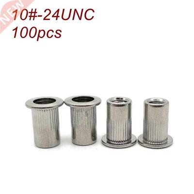 10#-24UNC 100pcs Amercian standd Inch thread Rivet Nut Ins