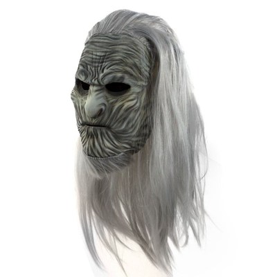 Ghost night King wig Mask Halloween Horror headgear cosplay