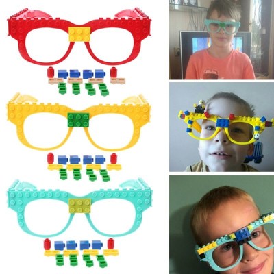 New Glasses Blocks Baseplate DIY Toy Glasses Frame Brick