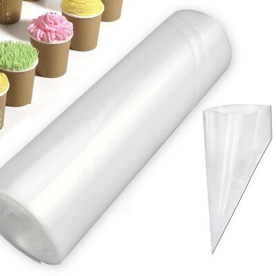 50pcs/roll Disposable Pastry Bag Icing Piping Cake Cupcake D