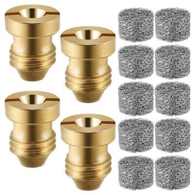 4 Pieces Foam Cannon Orifice Nozzle Tips and 10 Pieces Foam