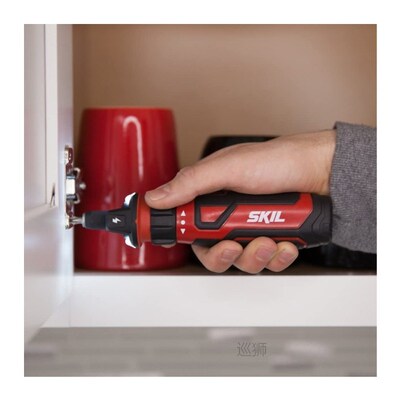 Rechargeable 4V cordless screwdriver, using circuit sensor t