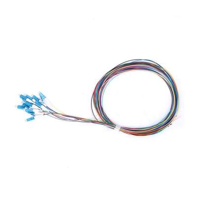 12 Strand LC/UPC Fiber Optic Pigtail Single Mode Low Inserti
