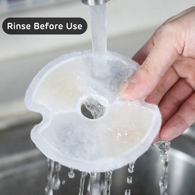 4pcs Pet Water Dispenser Round Filter Mat Element Automatic