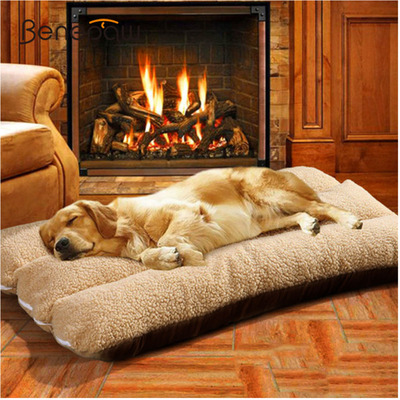 Benepaw Thick Pet Beds For Dogs Washable Soft Medium Large