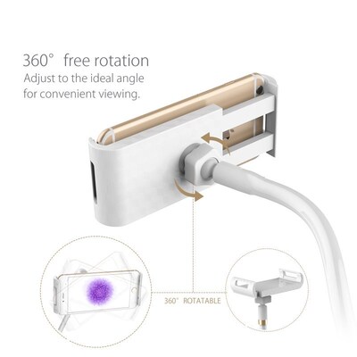 Universal Phone Holder Bed Clip Mount for iPhone 11 12 7 8 P